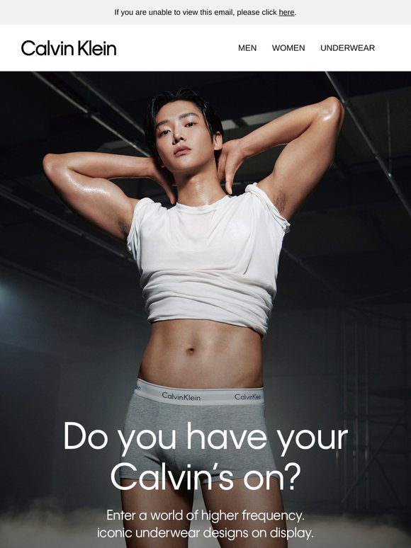Calvin Klein: Be the Icon - See Rowoon & Nana In Our Classic Underwear ...