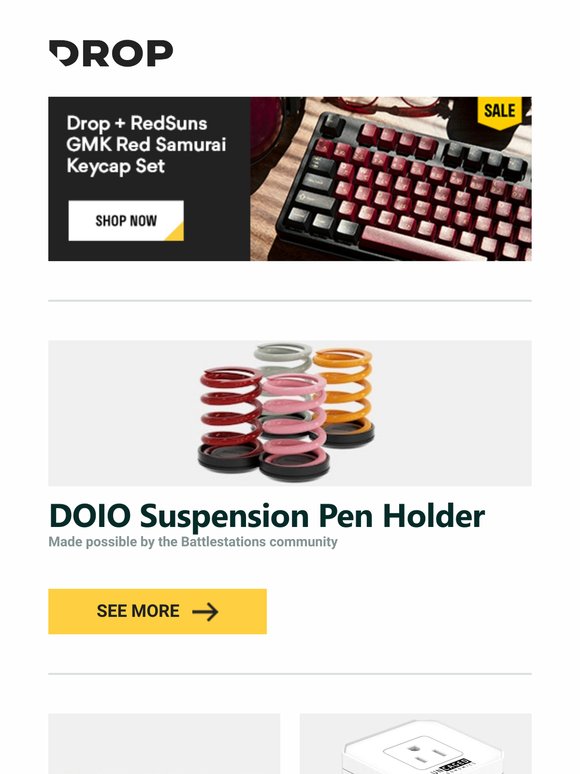 Drop: DOIO Suspension Pen Holder, Drop + DOOM™: The Dark Ages Desk Mat ...