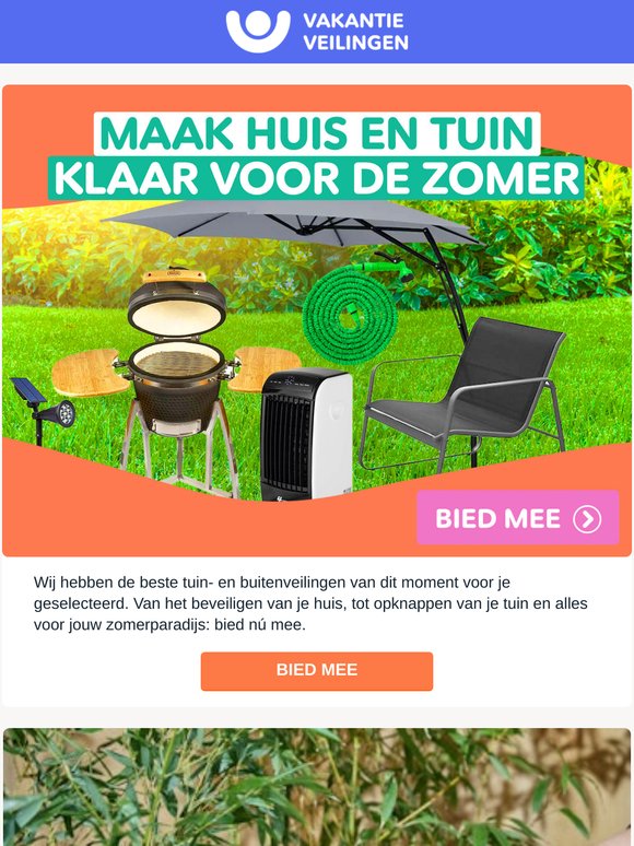 VakantieVeilingen: De beste huis- en tuinveilingen nóg sneller | Milled