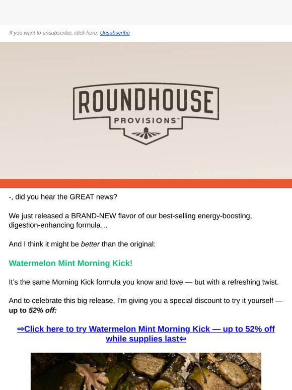Roundhouse Provisions: Try the BRAND-NEW flavor of Morning Kick for up ...