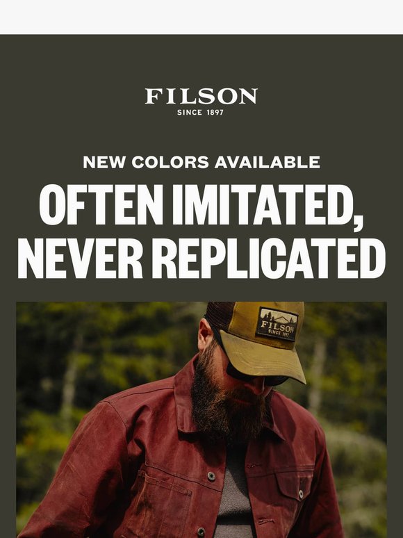 Filson: Short Lined Cruiser: New Colors Available | Milled