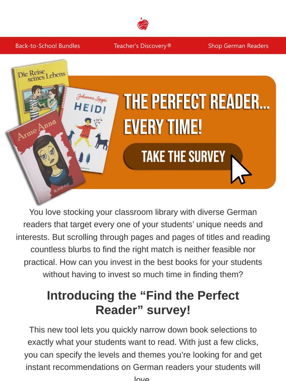 Teacher's Discovery: Find the Perfect German Reader Fast with This New ...