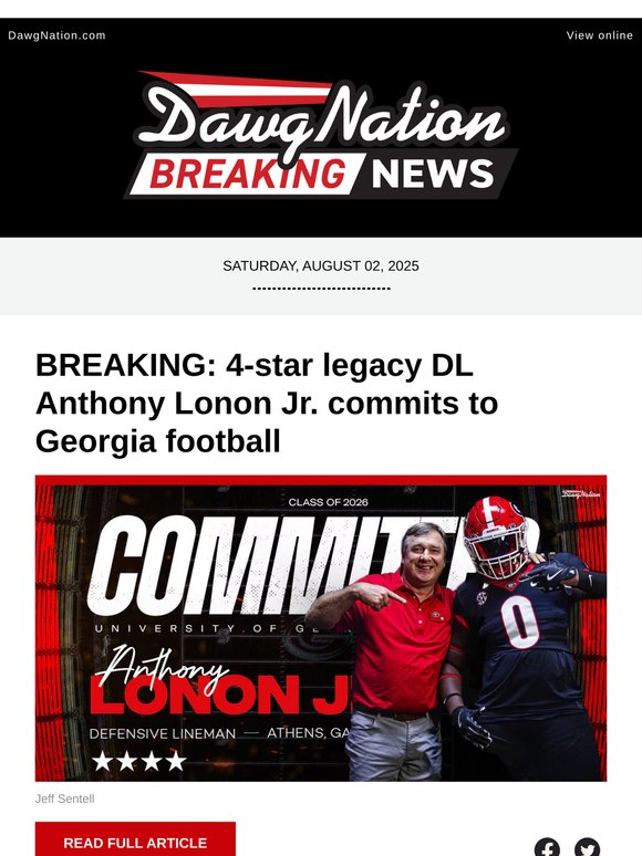 Atlanta Journal-Constitution: BREAKING: 4-star legacy DL Anthony Lonon ...