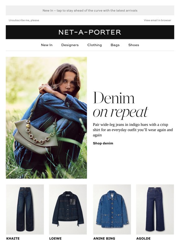 Net-A-Porter Email Newsletters: Shop Sales, Discounts, and Coupon Codes