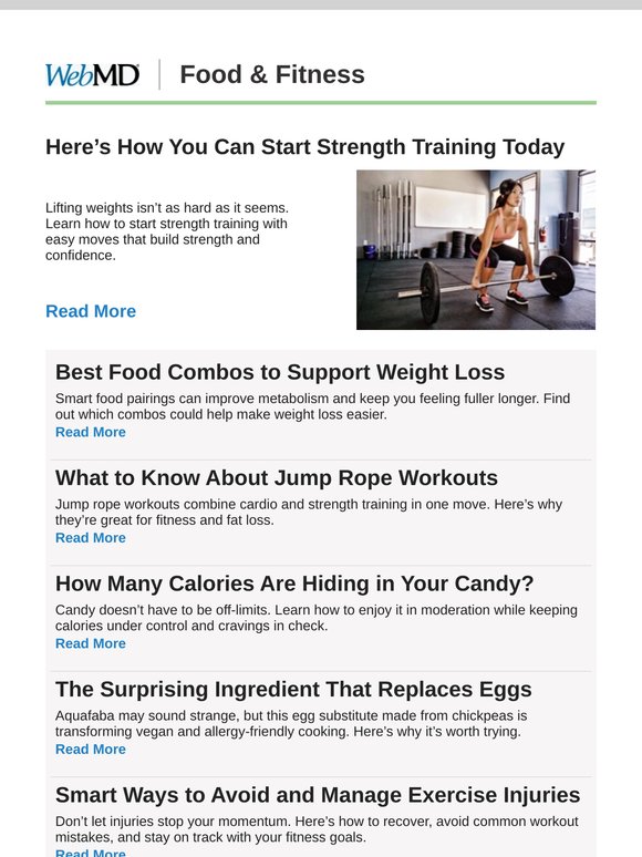 WebMD: Here’s How You Can Start Strength Training Today | Milled