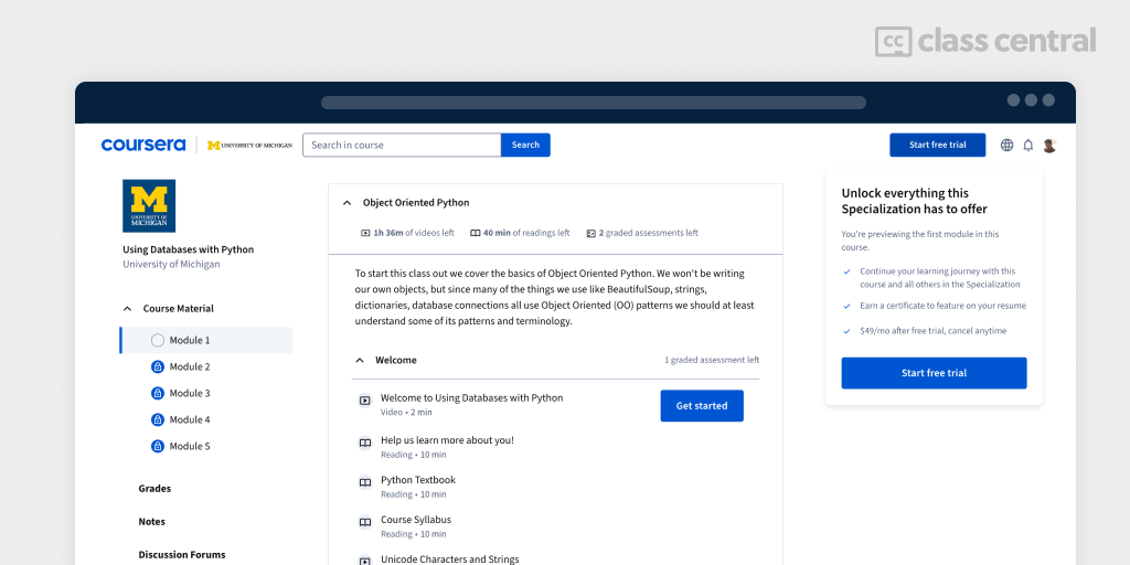 Class Central: The MOOCs are Dead, Thanks to Coursera's Preview Mode, 450+ Free Google ...