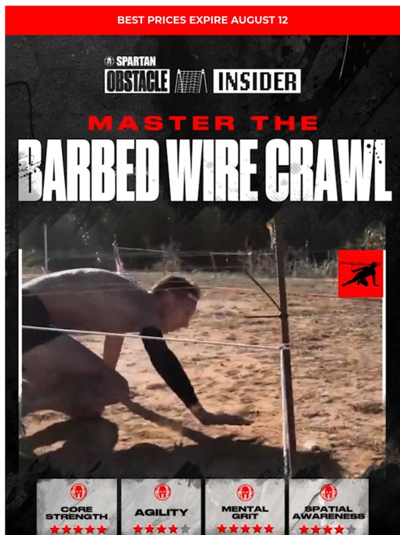 Spartan Race: Get Low and Win Big: Master the Barbed Wire Crawl | Milled