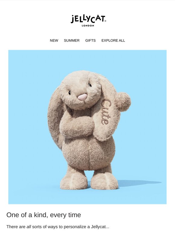Jellycat US: Custom Jelly? Call it cute couture! | Milled
