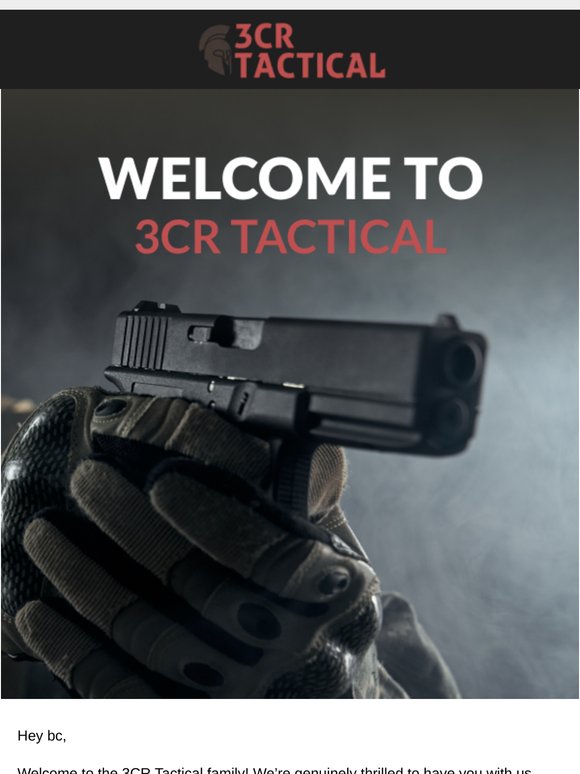 3CR Tactical: We’re Excited To Have You - Here’s 5% Off To Get Started ...