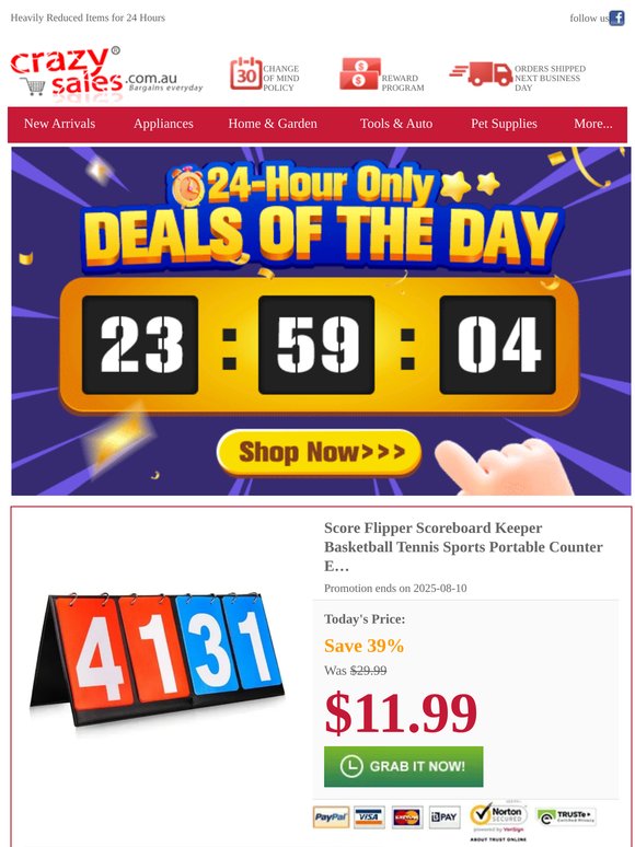 Crazy Sales: Score Flipper Scoreboard Keeper Basketball Tennis Sports ...