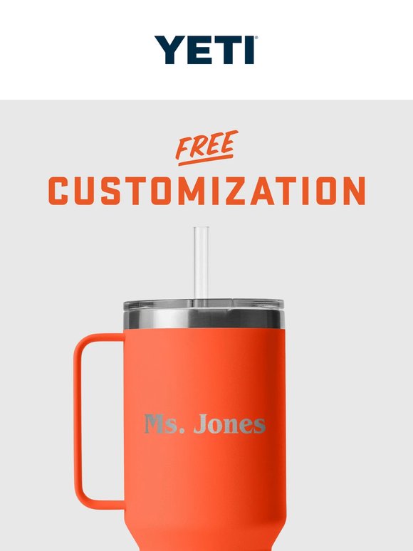 YETI: Customize Your Kid’s Gear For Free | Milled