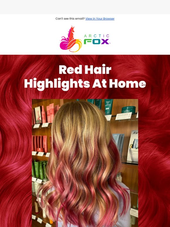 Arctic Fox: Red Hair Highlights 🚨 | Milled