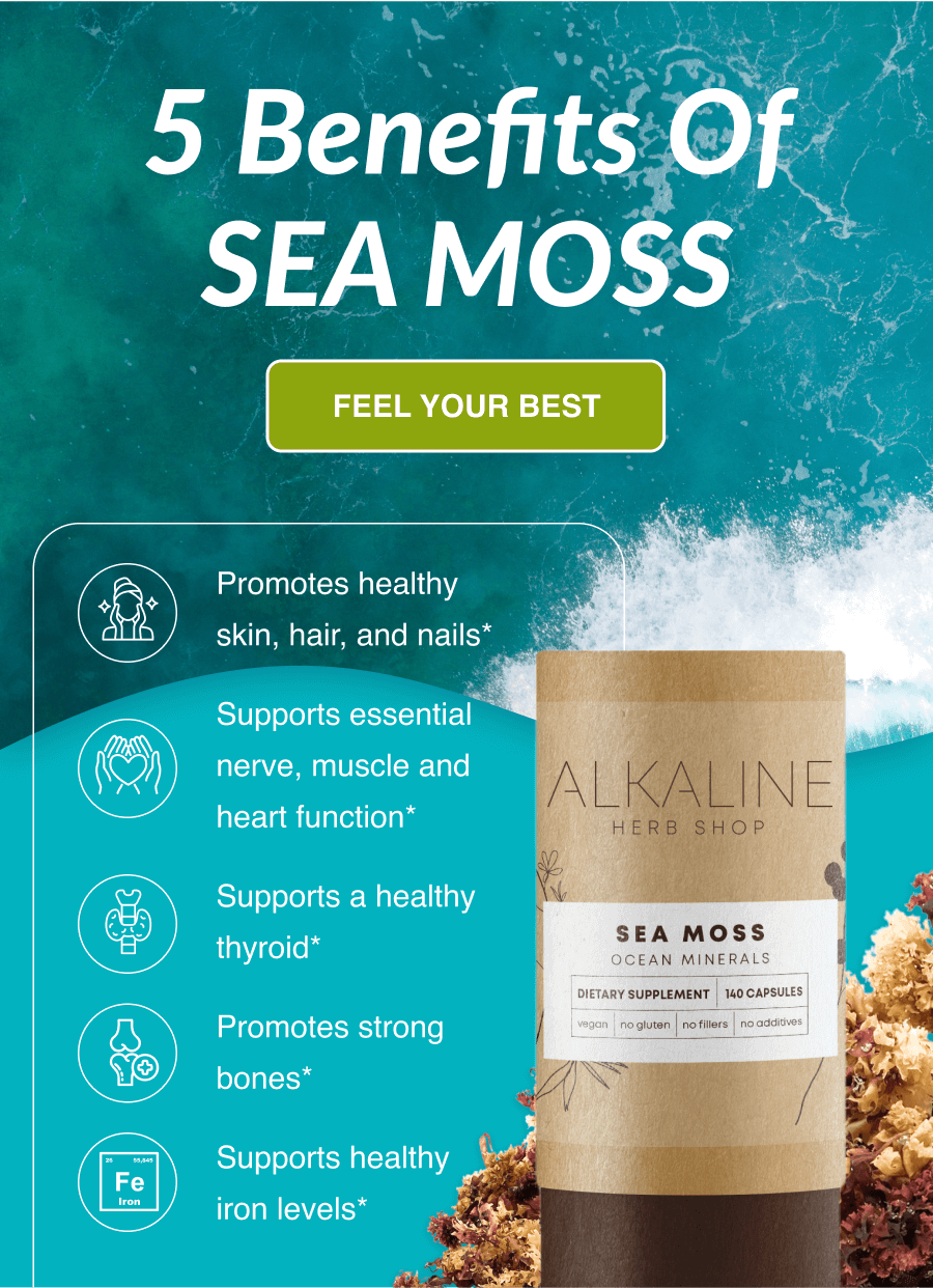 Alkaline Herb Shop: Explore sea moss benefits today! 🌊 | Milled