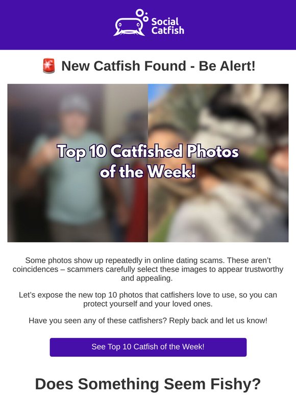 Social Catfish: Weekly Scam Watch: Top 10 Fake Photos Exposed | Milled