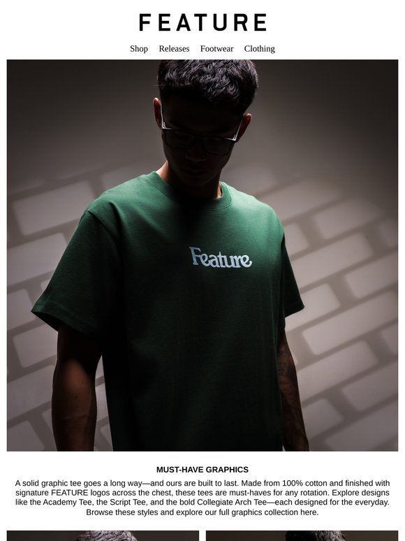 Feature: FEATURE Graphic Tees | Milled