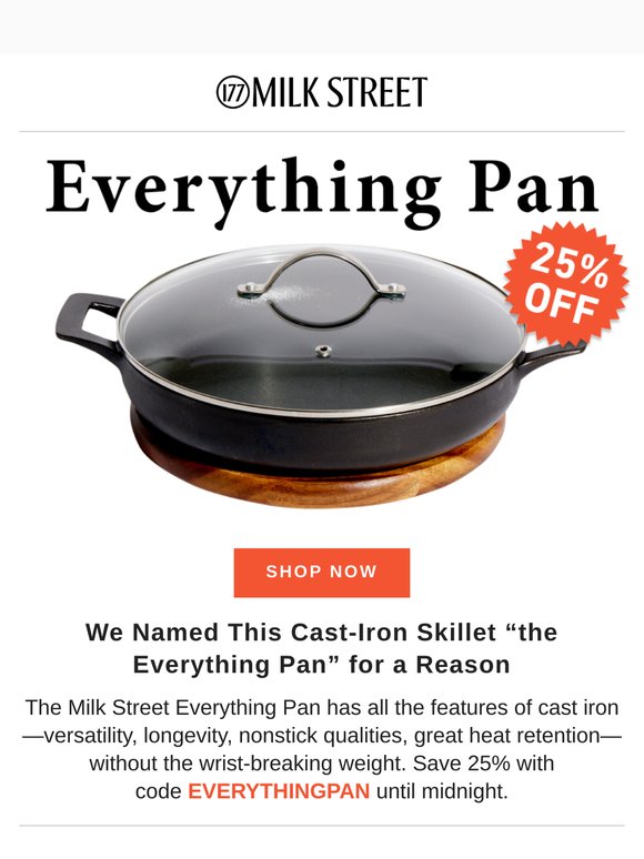 Milk Street Kitchen: We Redesigned the Cast-Iron Skillet | Milled