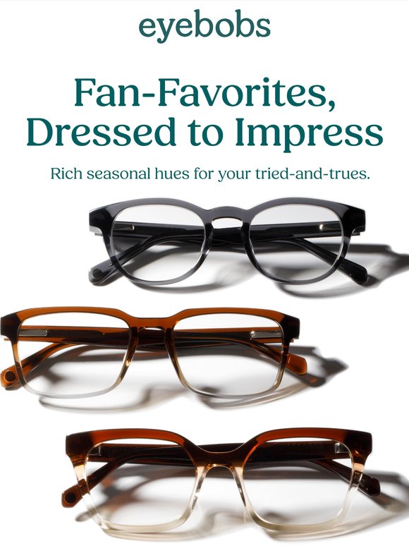 eyebobs: Tried-and-true colors for year-round favorites | Milled