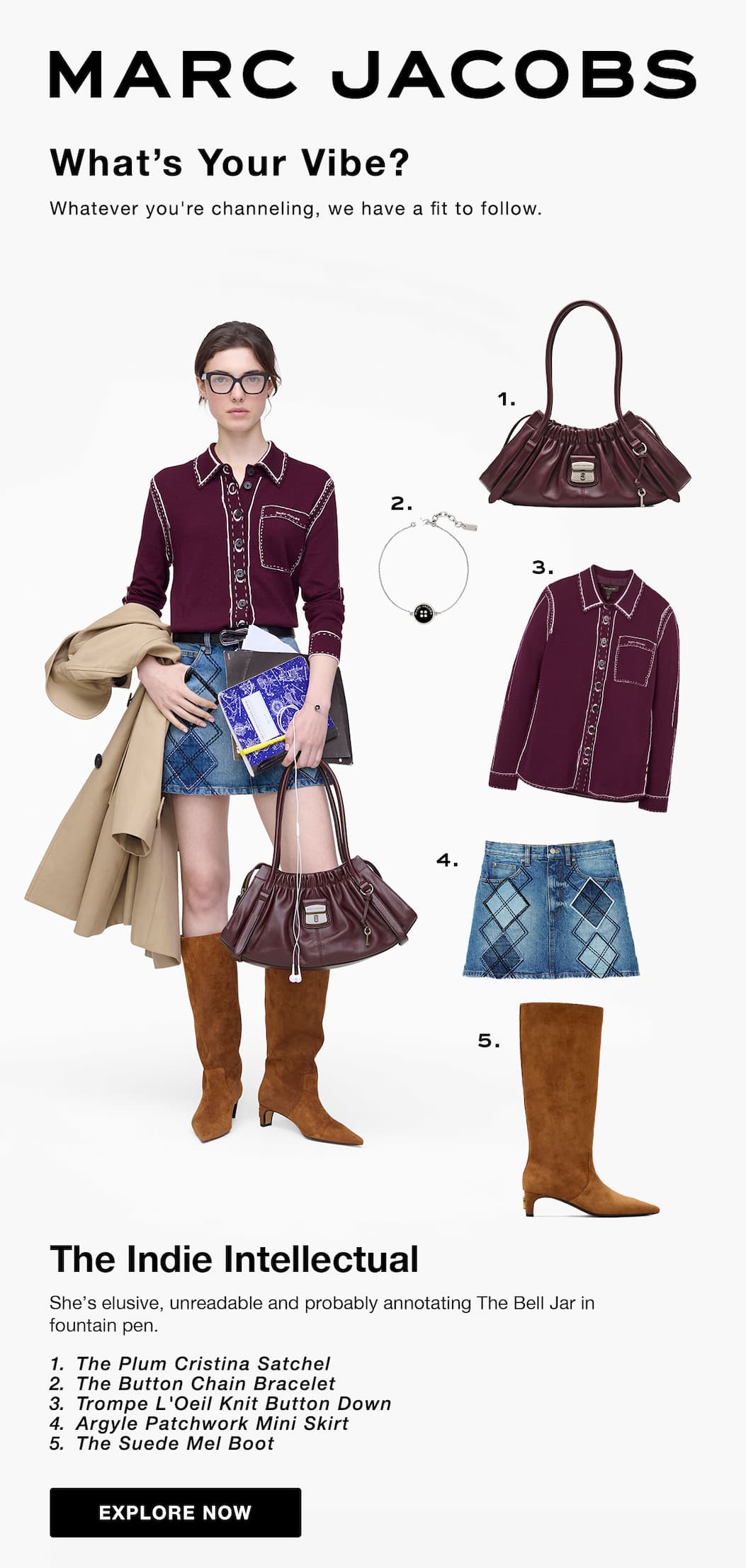 Marc Jacobs: New Fall Arrivals: What’s Your Vibe? | Milled