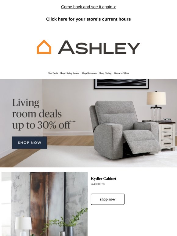 Ashley Furniture: 👀 Saw you eyeballing this gem | Milled