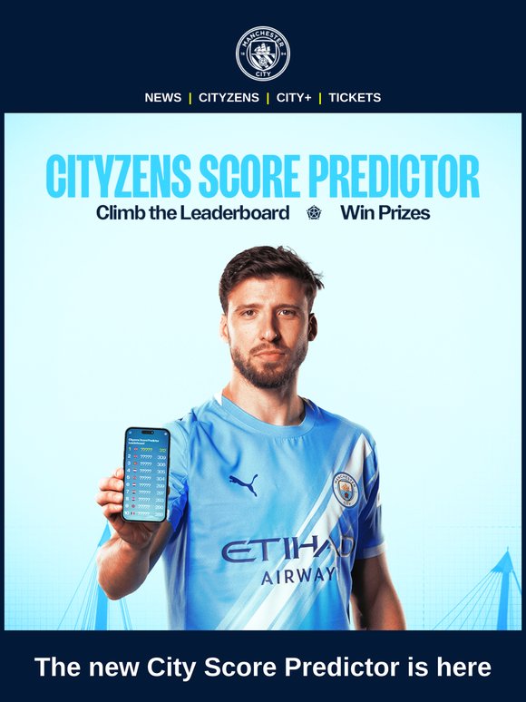 Manchester City: The brand new Score Predictor game is here ⚽🤔 | Milled