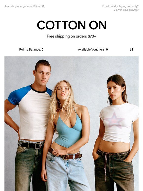 Cotton On: Find your perfect fit 👖 | Milled