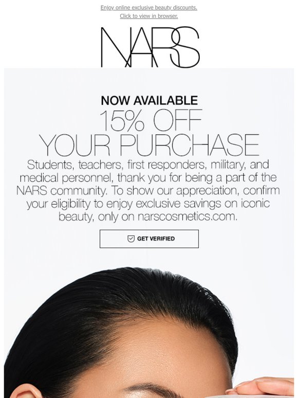 NARS Email Newsletters: Shop Sales, Discounts, and Coupon Codes