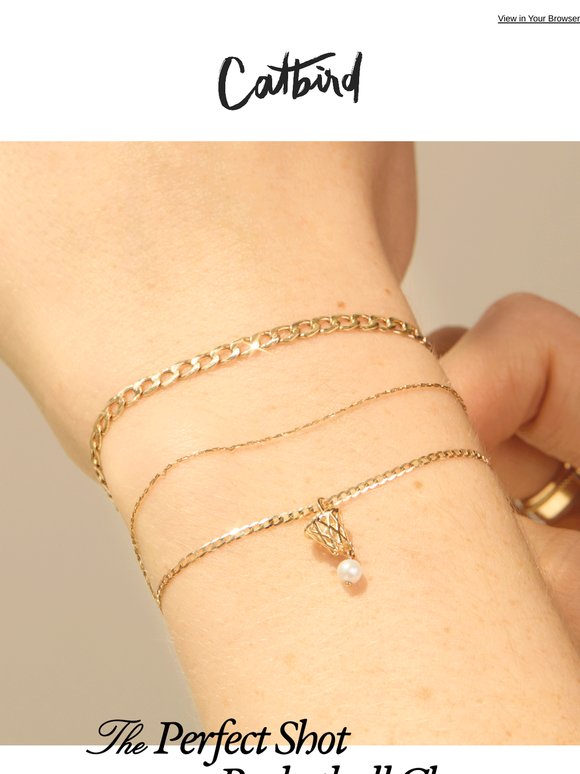 Catbird: NEW: Perfect Shot Charm 🏀 | Milled