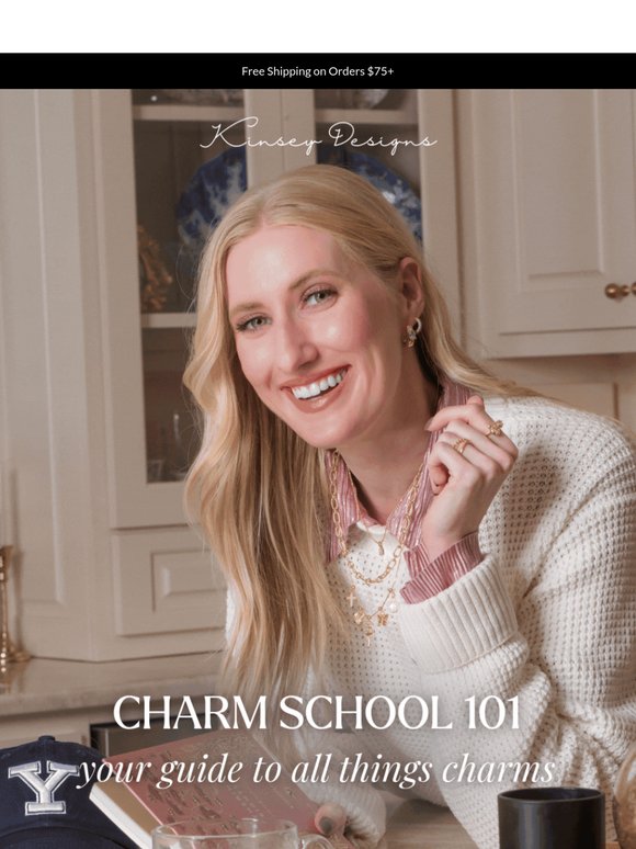 Kinsey Designs: 25% Off Charm 101 ️🍎 Your syllabus for stacking season ...