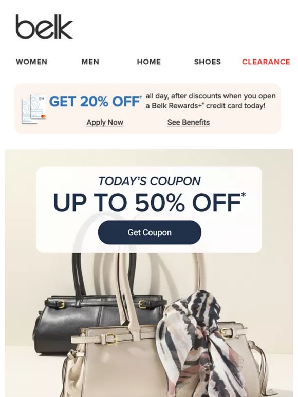 Belk: Denim every day🗓️ From 17.99 denim from Levi’s®, Lucky Brand ...