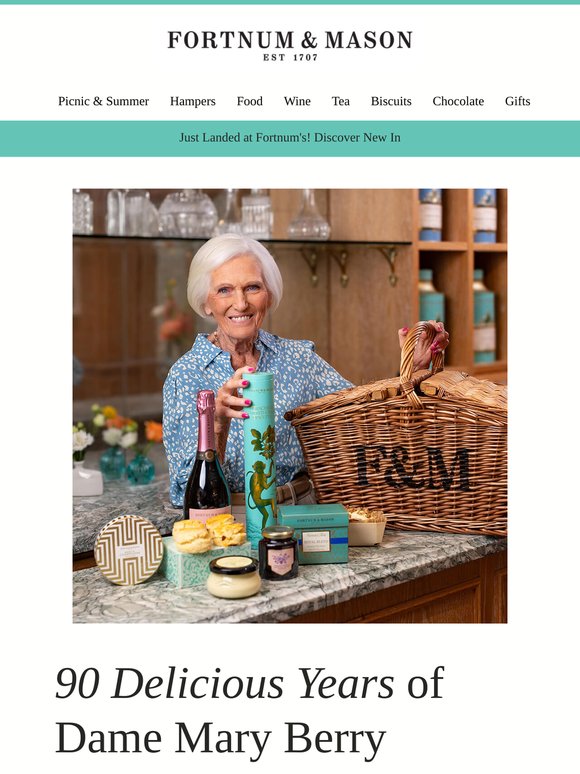 Fortnum & Mason: 90 Delicious Years of Dame Mary Berry🍰 | Milled