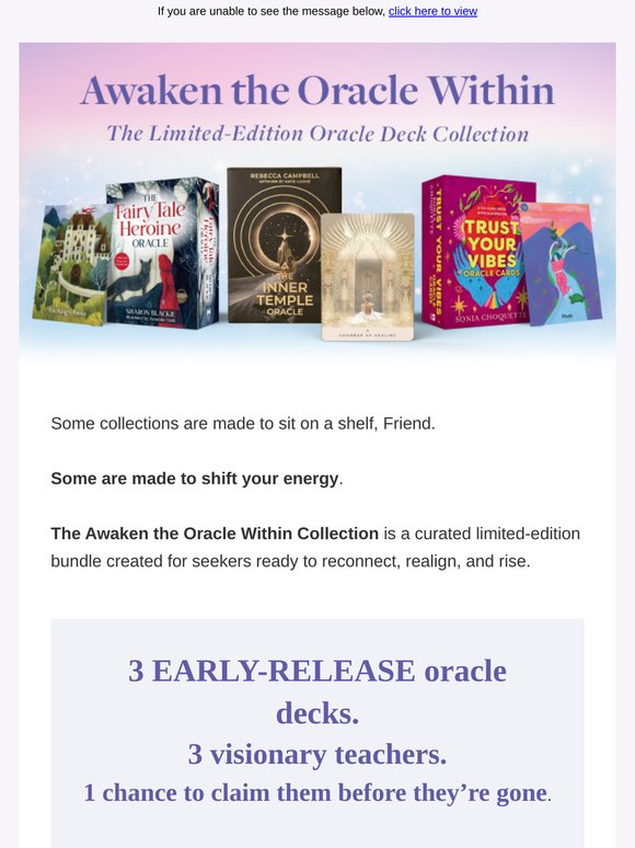 Hay House: Limited-Edition Oracle Collection Now Available 😲 | Milled