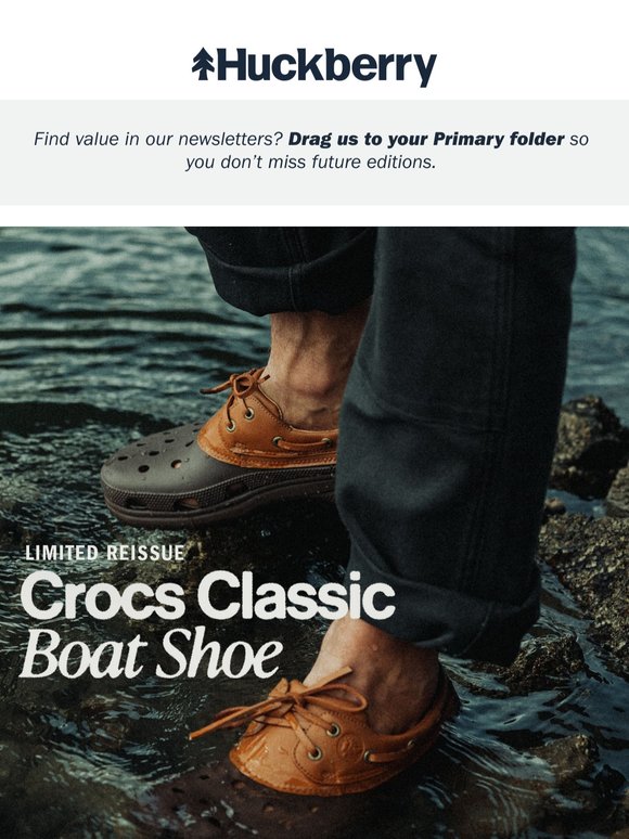 Huckberry: Exclusive Reissue: Half Croc. Half Boat Shoe. | Milled
