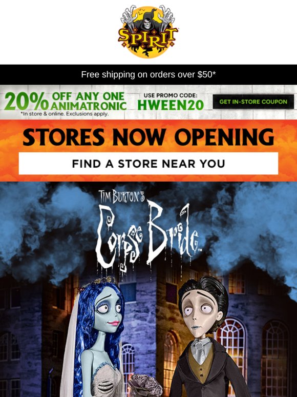 Spirit Halloween: What a beautiful Corpse Bride 💍 | Milled
