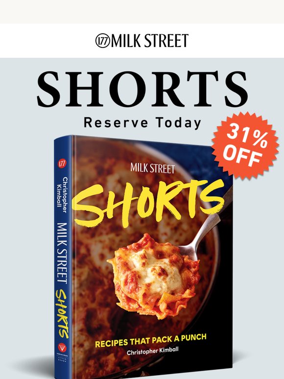 Milk Street Kitchen: New: “Milk Street Shorts” is Almost Here | Milled