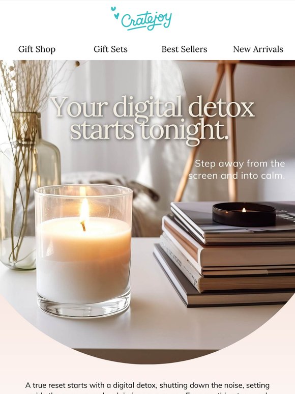 Cratejoy: Power down, drift off 🌙 | Milled