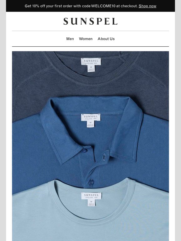 Sunspel: The Blue Edit | Milled