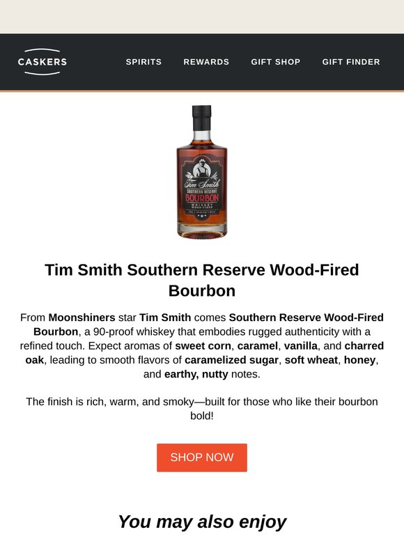 Caskers: 🔥 CLAIM Tim Smith’s Wood-Fired Bourbon Today! | Milled