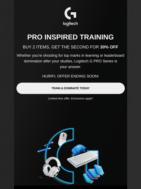 Logitech G: Don't miss out: Start your PRO level training now | Milled