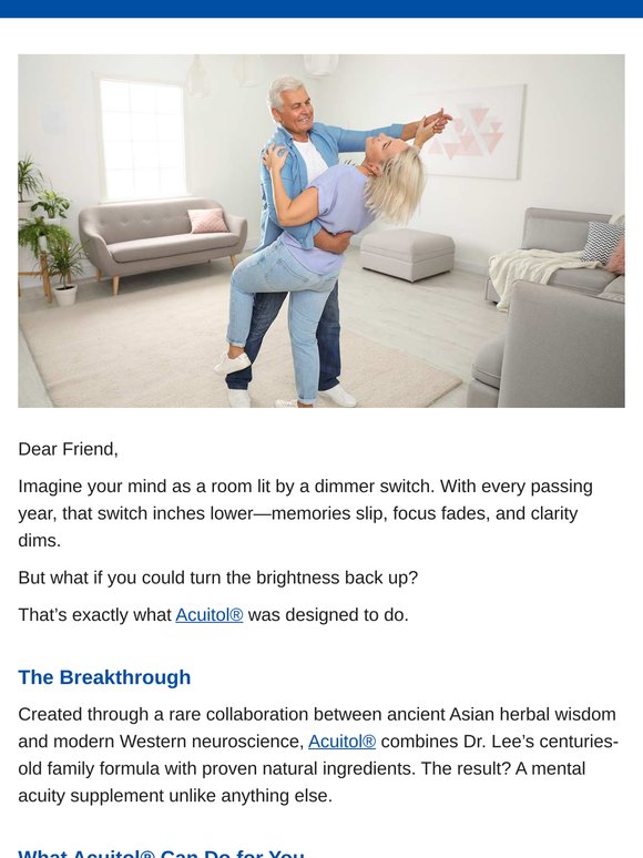 Immunocorp: Your Brain’s Dimmer Switch—Turn It Back Up with Acuitol ...