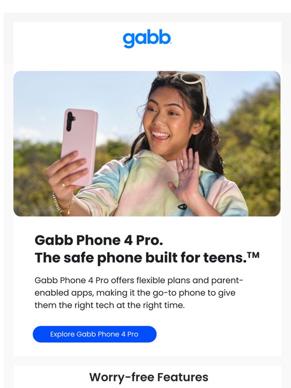 Gabb Wireless: The safe phone designed for teens: Gabb Phone 4 Pro ...
