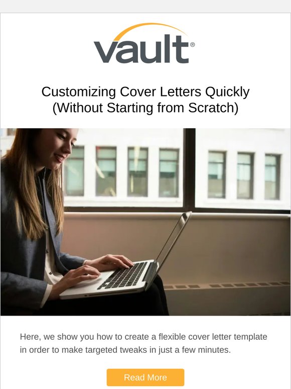 Vault: Customizing cover letters quickly + How student athletes can ...