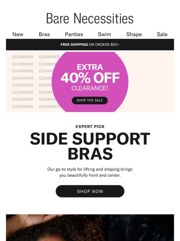 Bare Necessities Email Newsletters: Shop Sales, Discounts, and Coupon Codes