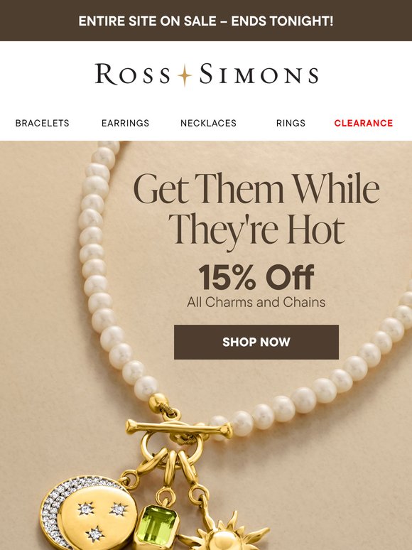 Ross-Simons: 15% off our current obsession: Charms! | Milled
