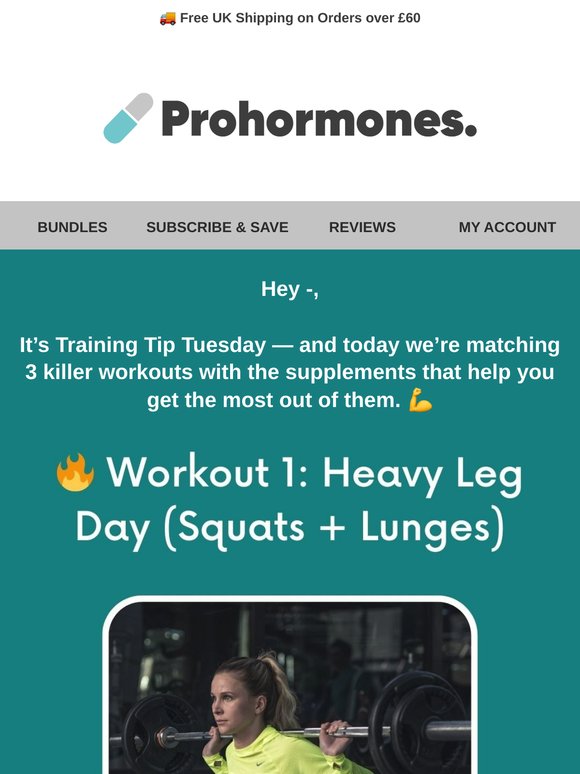 Prohormones: Training Tip Tuesday 💪 3 Workouts + 3 Game-Changing ...