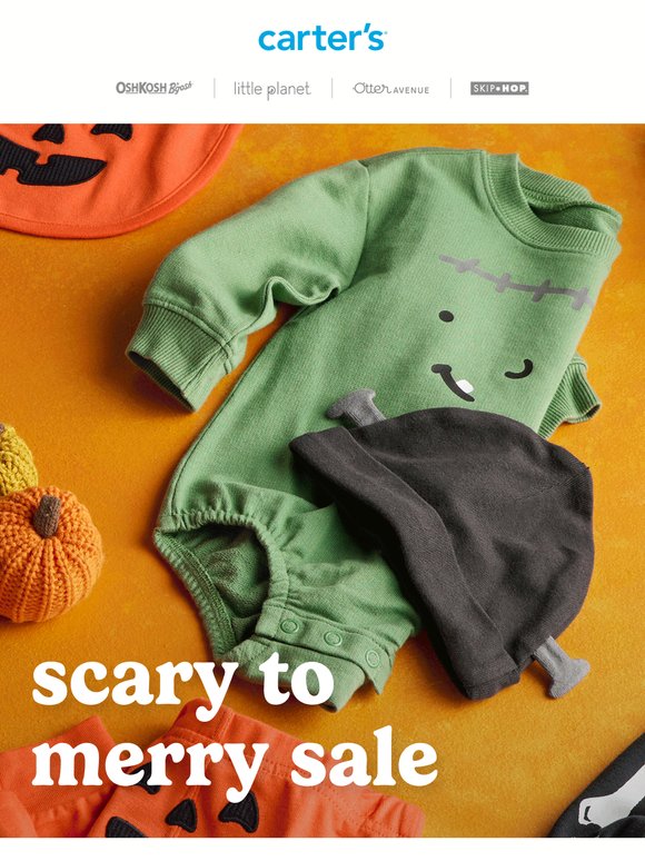 Carter's: 2-DAY Scary to Merry Sale starts now 🎃🦃🎅 | Milled