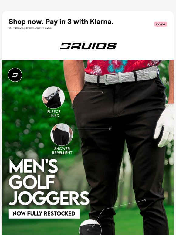 Druids Golf: —, Your Size Is Restocked! | Milled