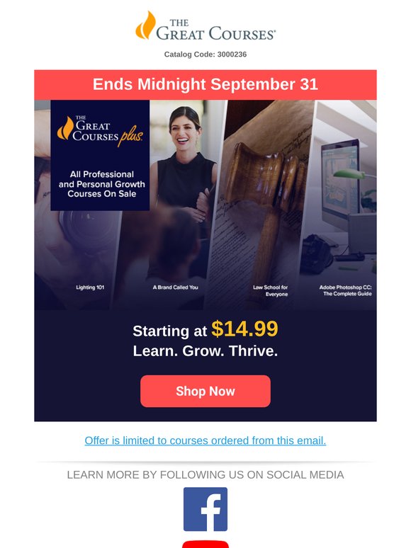 The Great Courses: All Professional & Personal Growth Courses on Sale! | Milled