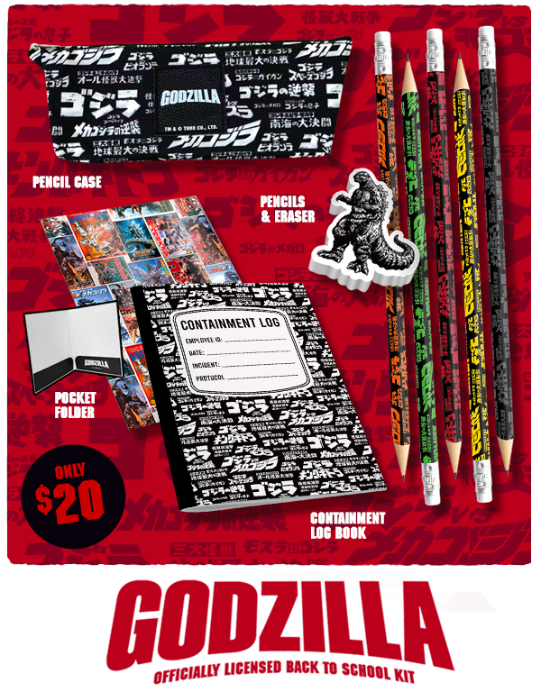 Fright Rags: 🐊 Unleash the GODZILLA Back to School Kit! | Milled