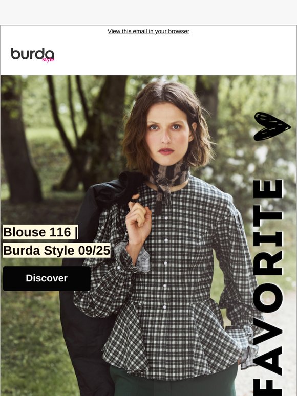 BurdaStyle: 🖤 Our Favorite Pick from Burda Style September 2025 | Milled