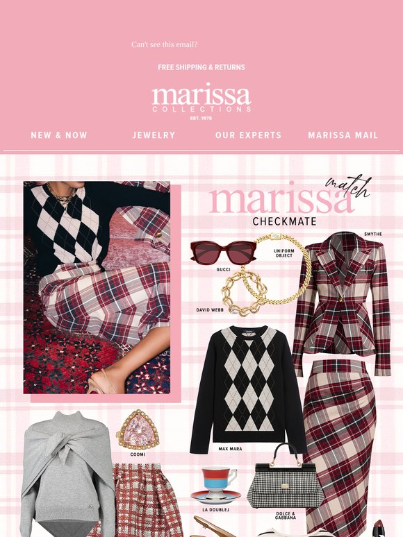 Marissa Collections: Marissa Match x Checkmate | Milled